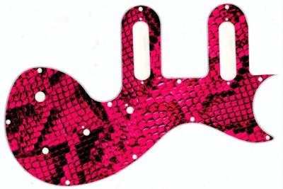 Pickguard Epiphone Les Paul SL Graphical Graphic Scratchplate Snake ...