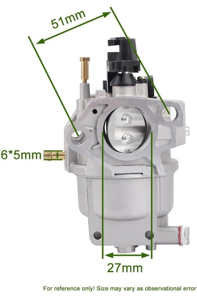 Manual Carburetor For Ruixing 139 RX139 Carb Generator | eBay
