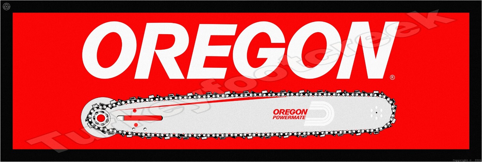 Oregon Chain Saws Paint Metal Sign 2 Sizes to Choose From | eBay
