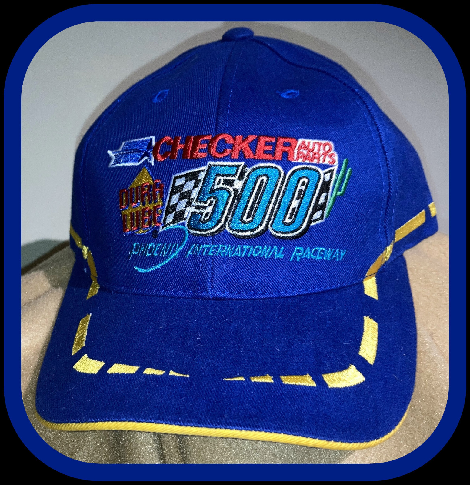 2000 CHECKER AUTO PARTS DURA LUBE 500 ADULT ADJUSTABLE CAP NEW WITHOUT ...