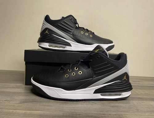 Nike Air Jordan Max Aura 5 Black Metallic Gold White DZ4353-017 Men's ...