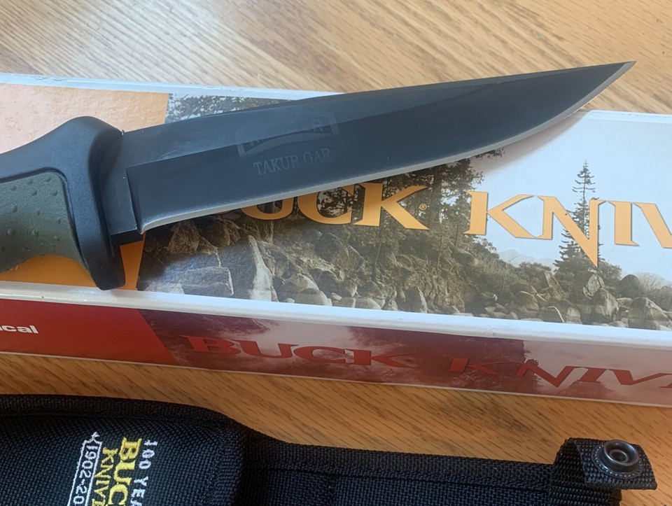 RARE BUCK 650 RANGER TAKUR GAR NIGHTHAWK KNIFE NEVER USED IN BOX | eBay
