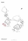 NEW OEM SUZUKI AN400K7 BURGMAN LEFT HAND FRONT PANEL BOX LOCK BLACK | eBay