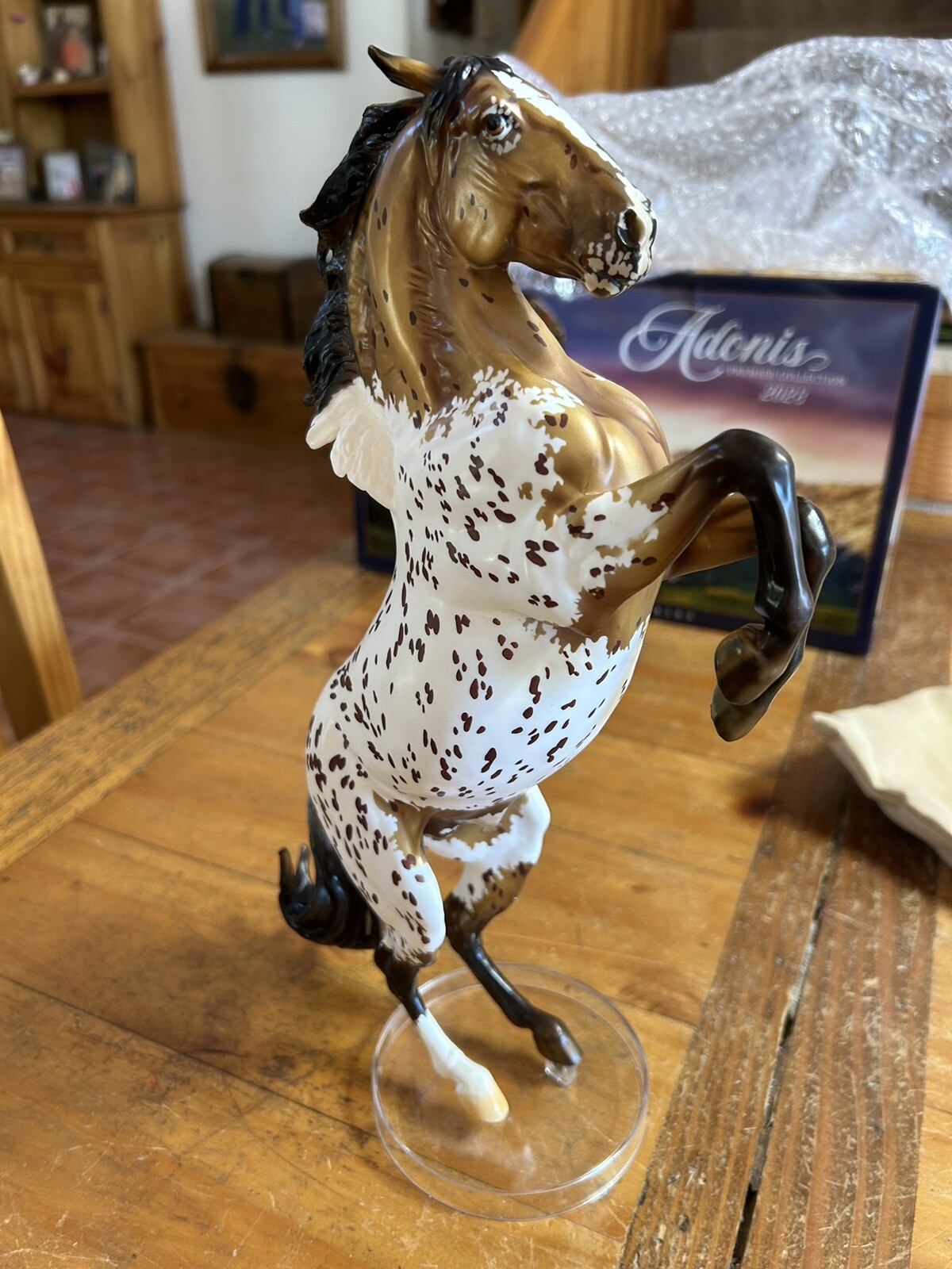 BREYER Premier Club 2023 Lippizan Stallion ADONIS Buckskin Appaloosa ...