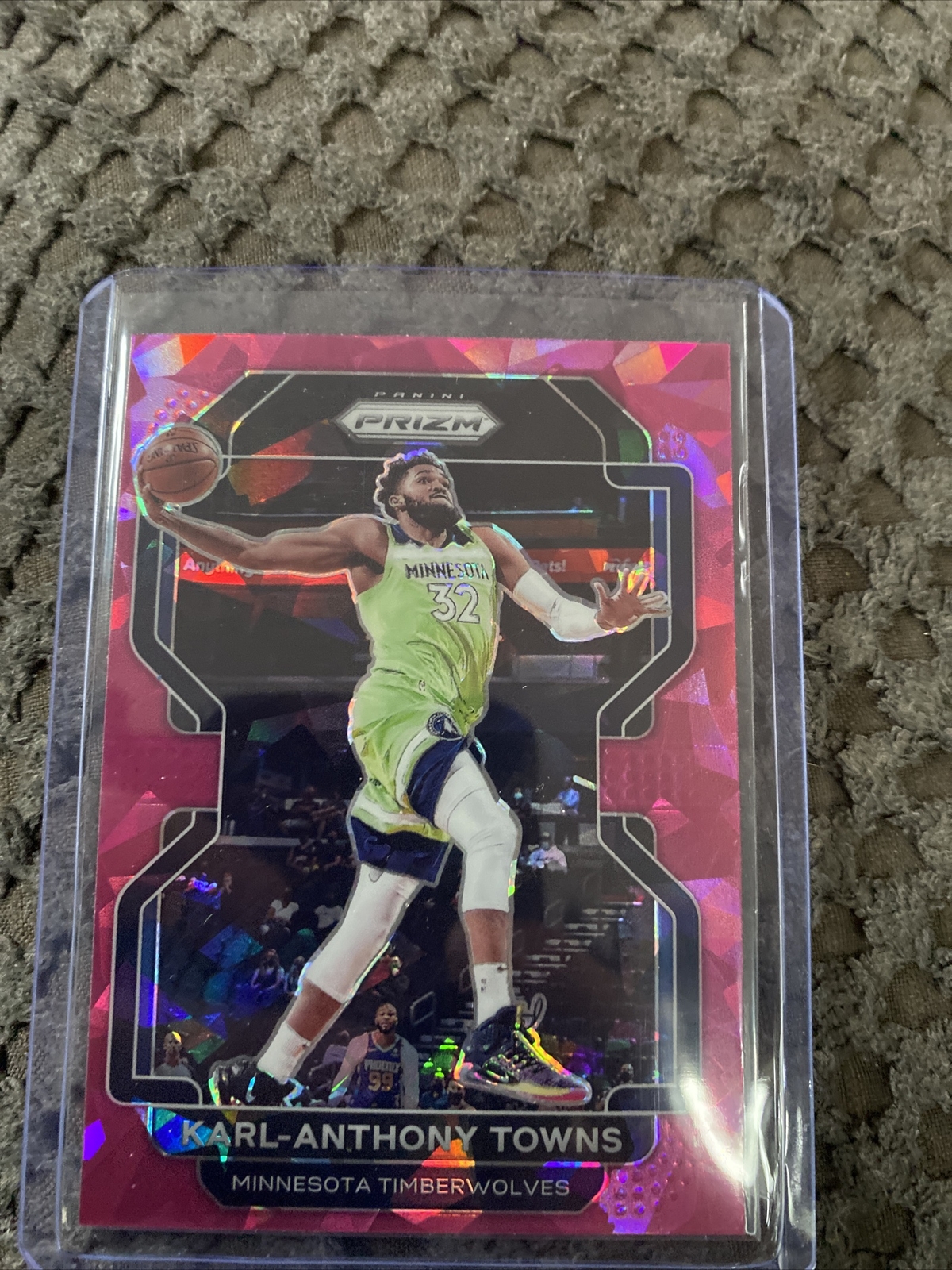 2021-22 Panini Prizm Karl-Anthony Towns Pink Ice Prizm #157 | eBay
