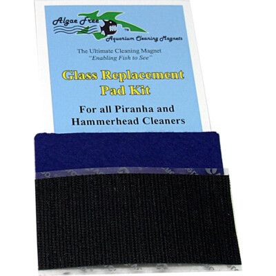 Algae Free Large Glass Pad Kit for Piranha & Hammerhead Algae Scrapers ...