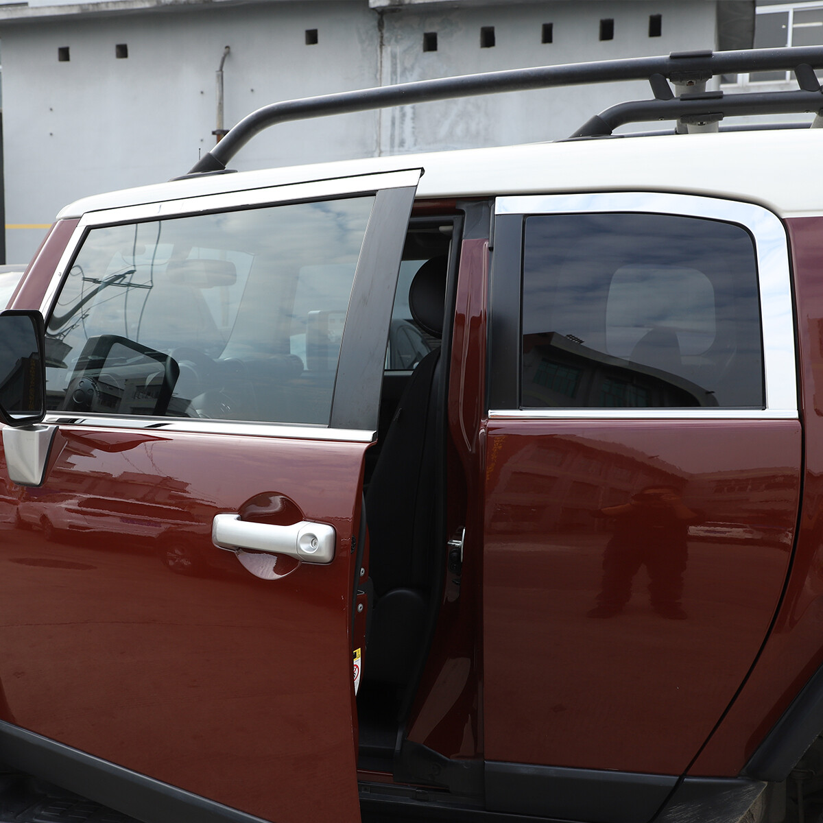 For Toyota FJ Cruiser 2007-2021 Window Molding Trim Strip Stainless ...