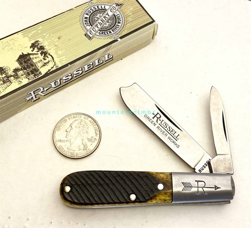 Russell Green River Solingen Germany RARE Razor Barlow Green Bone ...