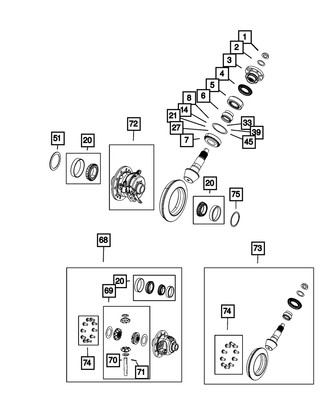 Genuine Mopar Axle Sensor Kit 68544629AA | eBay