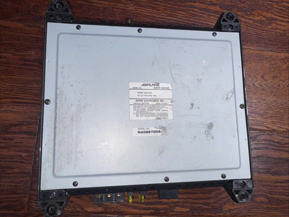 ALPINE MONO POWER AMPLIFIER MRP-M350 | eBay