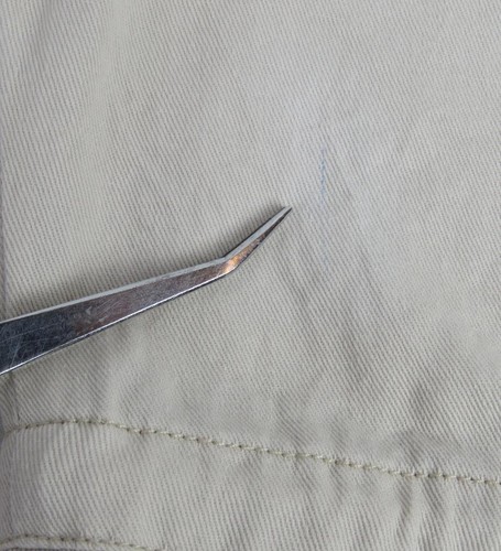 Indigo Thread Co Cotton Twill Drawstring Waist Distressed Utility ...