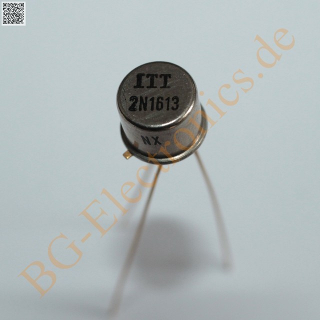 5 x 2N1613 NPN medium power transistor 3W 500mA 75V ITT TO-39 5pcs ...