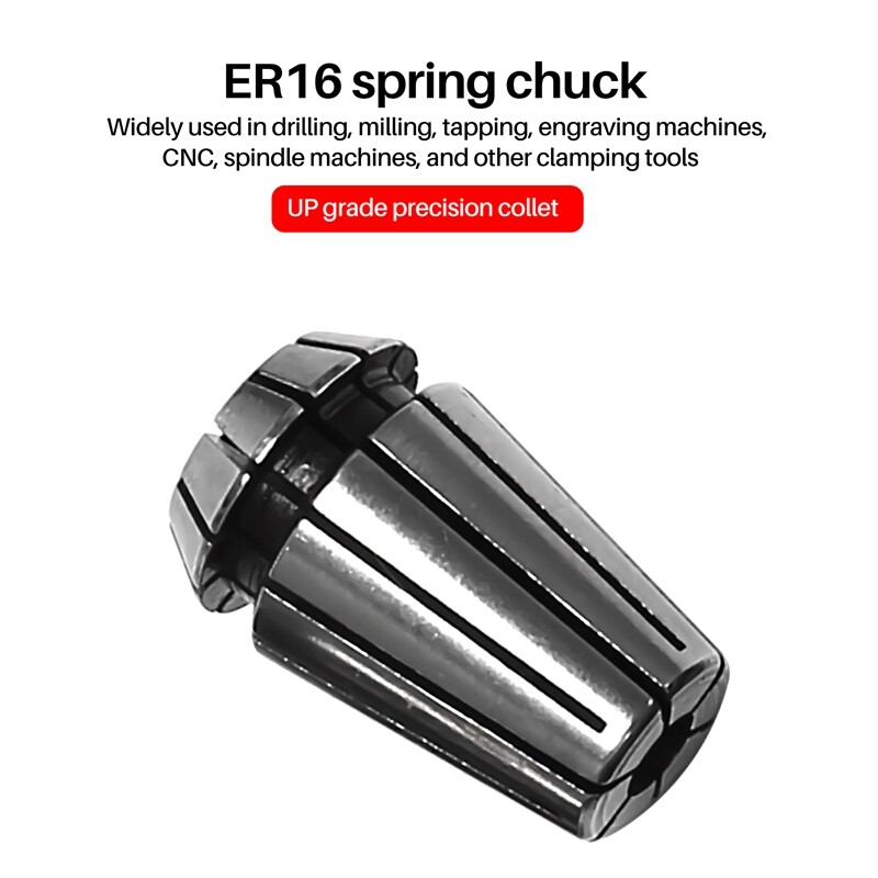10Pcs/Set Ultra Precision ER16 1-10MM Spring Collet Set For CNC ...
