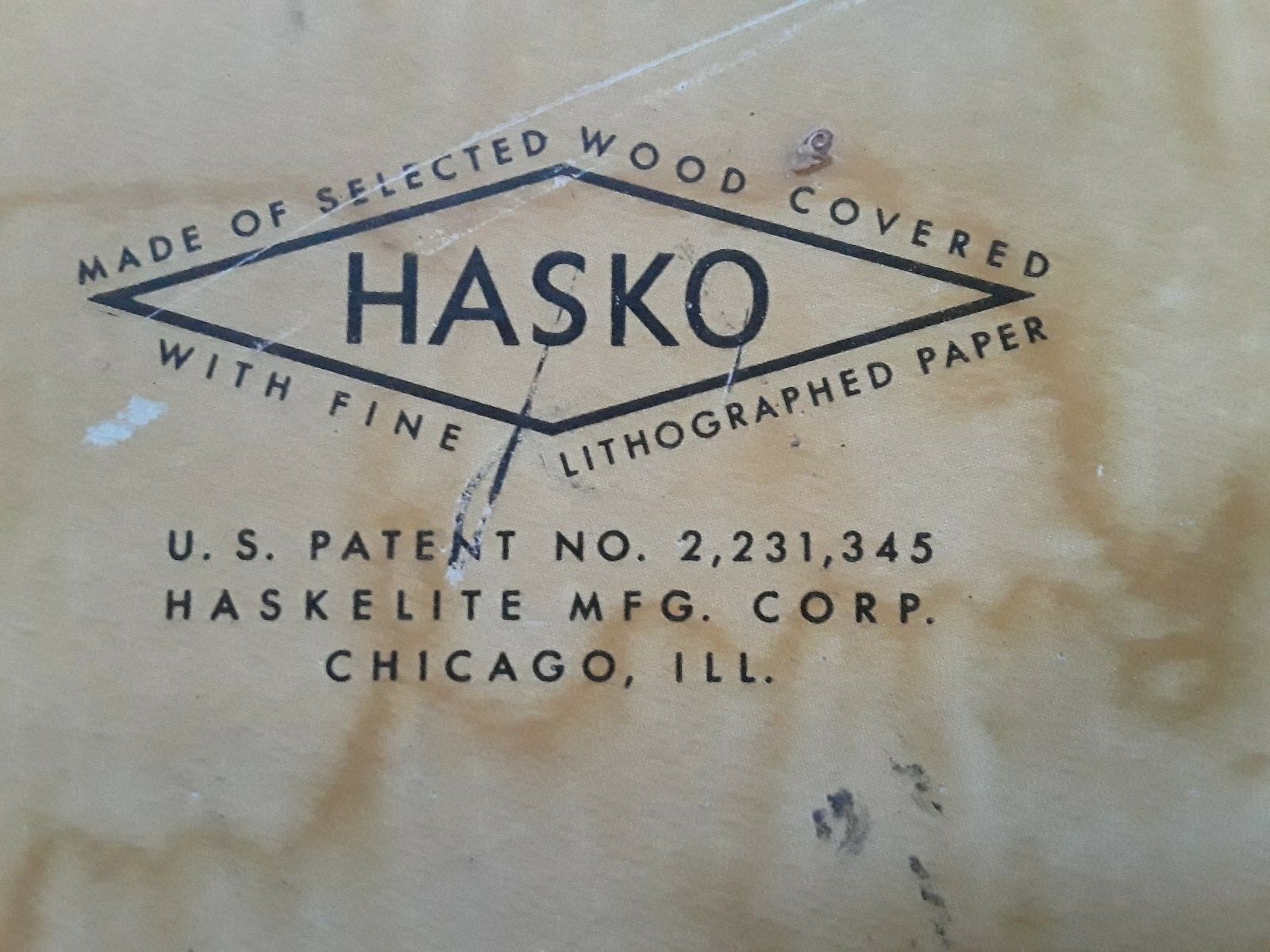 Vintage Hasko FOUR De Luxe Lap Buffet Trays Ducks In Flight no box wood ...