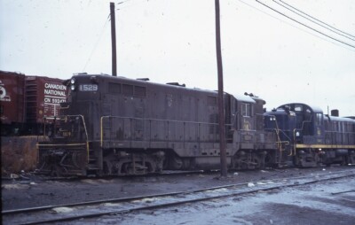 CNJ CENTRAL RAILROAD OF NEW JERSEY Train Locomotive ELIZABETHPORT NJ ...