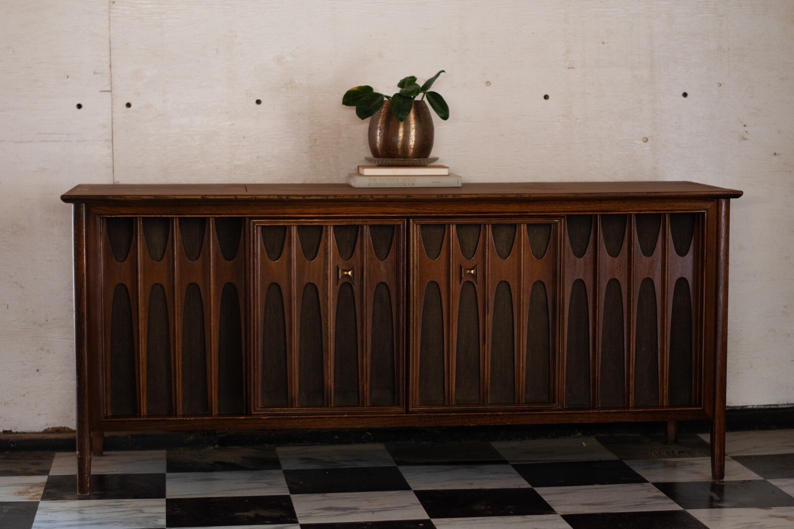 New Vista Victrola Mid Century Stereo Console | eBay