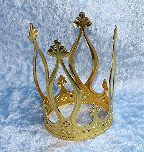 Krone Gold elegant Metallkrone Krönchen Prinzessinnenkrone Märchen ...