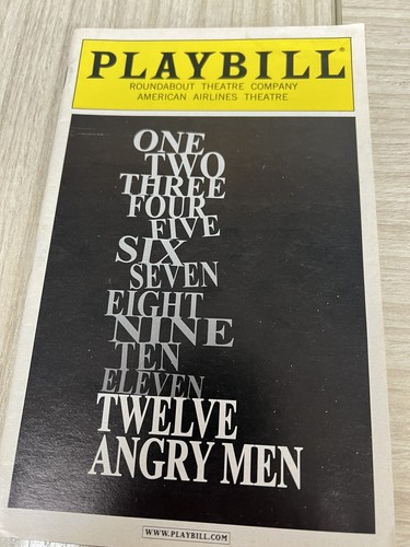 Playbill Twelve Angry Men March 2005 - Robert Foxworth, Boyd Gaines | eBay