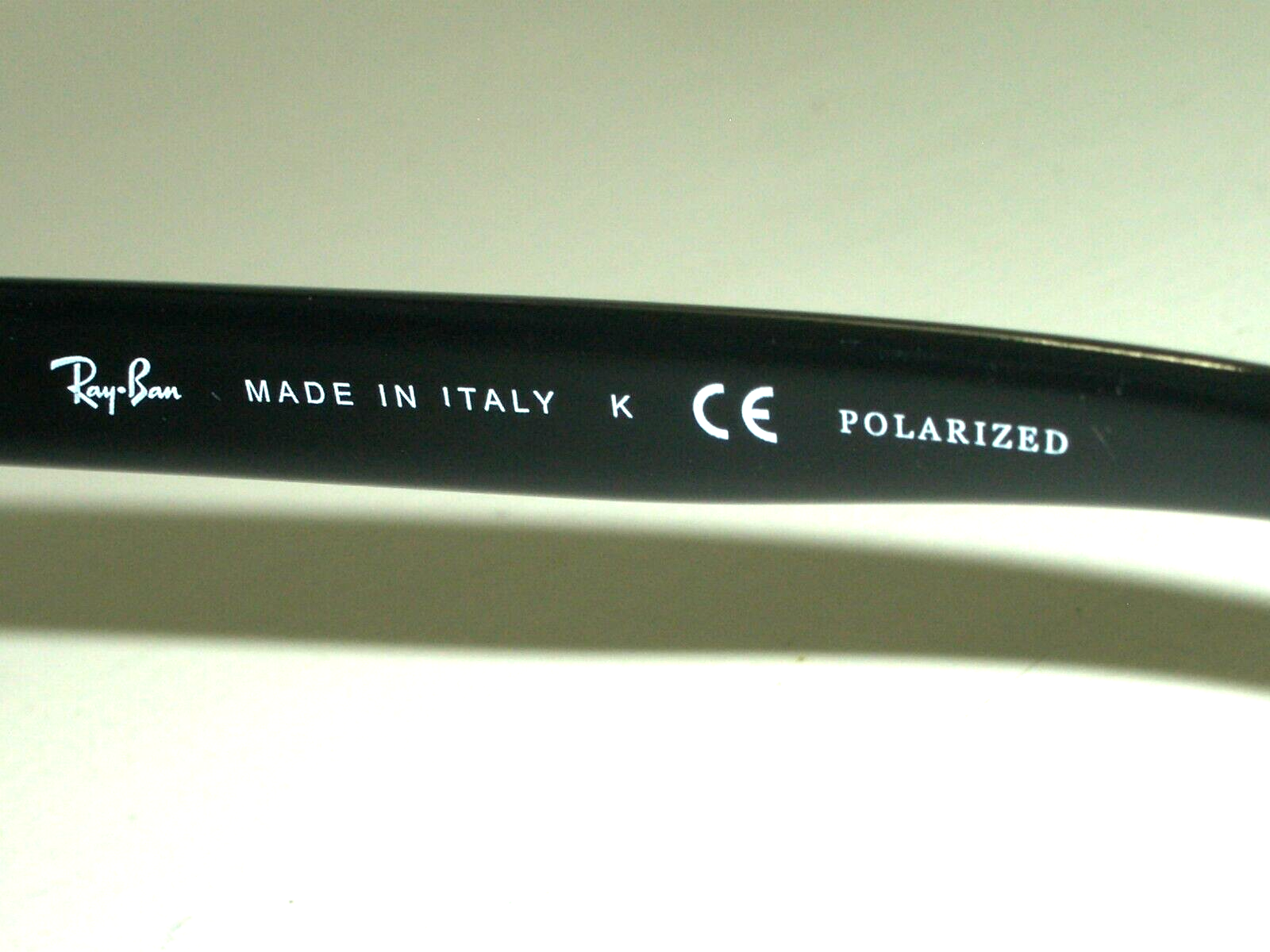 RAY-BAN RB4089 601/58 3P THICK BLACK POLARIZED CRYSTAL LENS BALORAMA ...