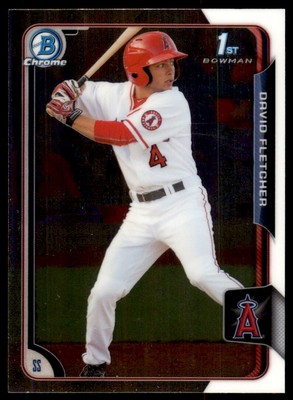 2015 Bowman Draft Chrome #57 David Fletcher Rookie | eBay