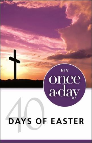 NIV, Once-A-Day 40 Days to Easter Devotional, Filled Display, 20 Pack ...
