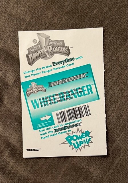 Mighty Morphin Power Rangers Tiger Electronics LCD Handheld Game ...