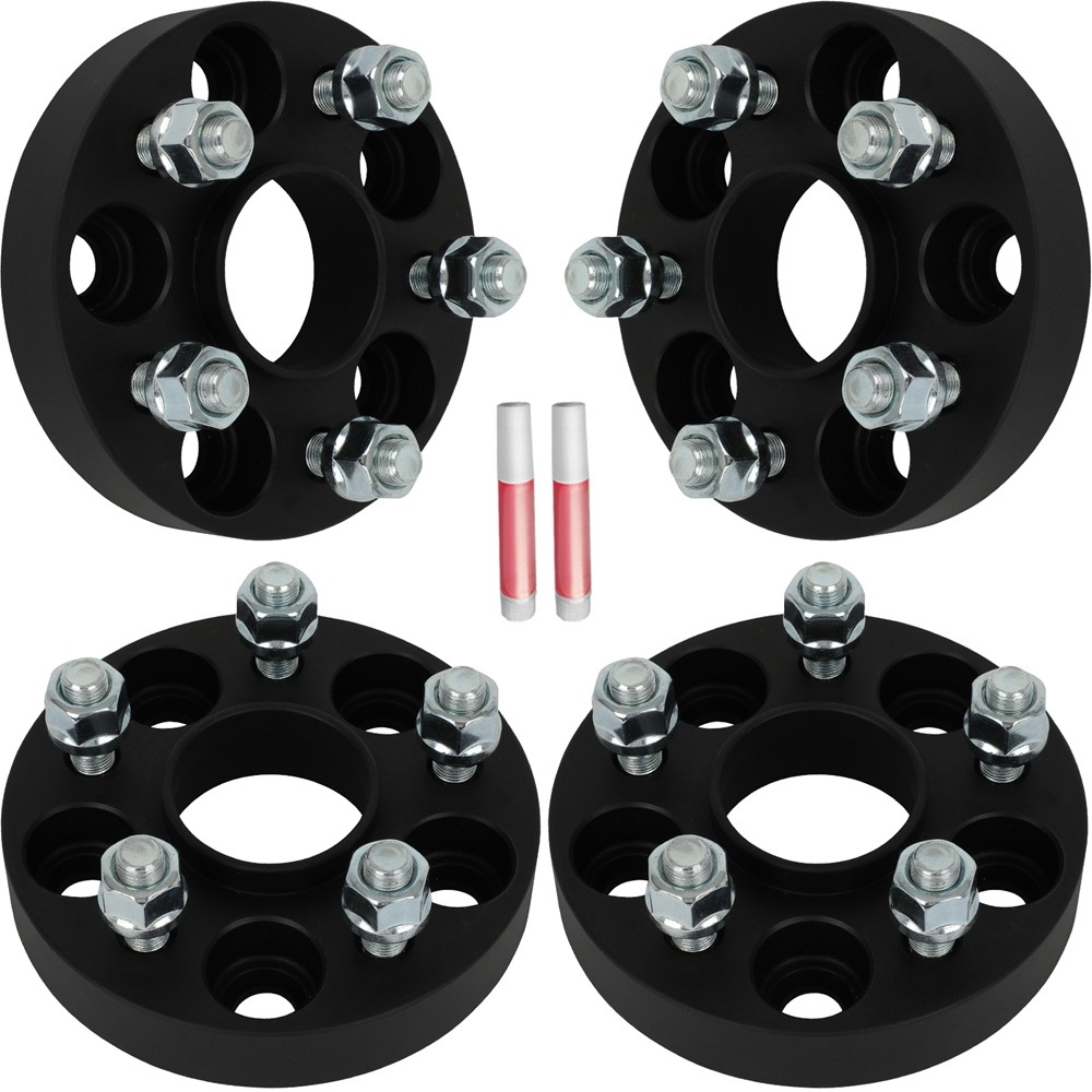 4PCS 1" 25mm Hub Centric Wheel Spacers 5x100 For Subaru Impreza Outback ...