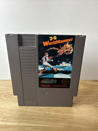 3-D Worldrunner Nintendo Nes Authentic cartridge | eBay