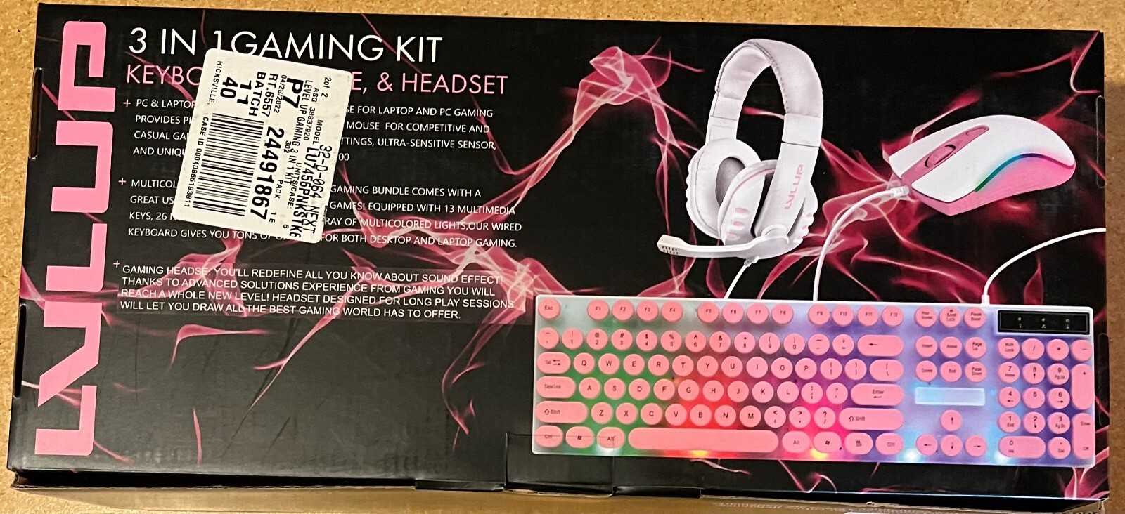 LVLUP 3 in 1 Gaming Kit (Keyboard, Mouse, Headset) | eBay