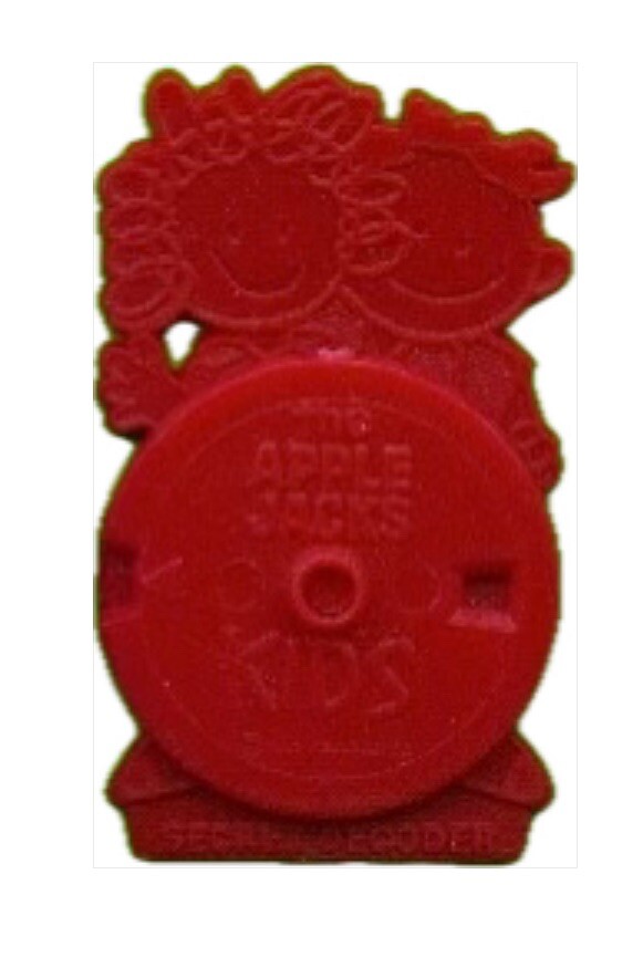 Dual 1984 Kellogg’s Cereal Secret Decoder Toy Premium - Red Apple Jacks ...