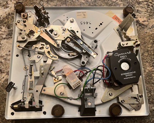 Garrard Zero 100c Turntable Parts Motor Tonearm Platter Gears Bearings ...