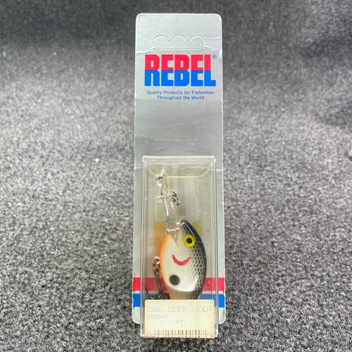 Rebel Double Deep Wee R DD93 Vintage Crankbait Lure 2" 1/2oz ...