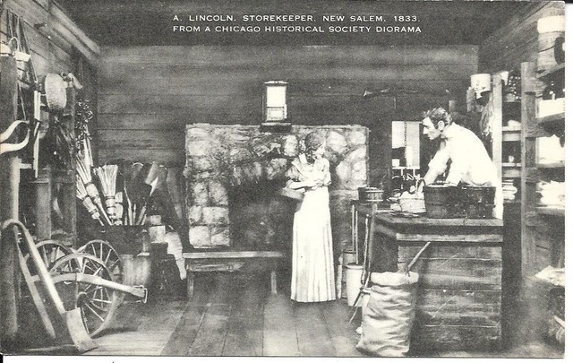 Postcard - Abraham Lincoln - Storekeeper - New Salem IL - Unposted | eBay