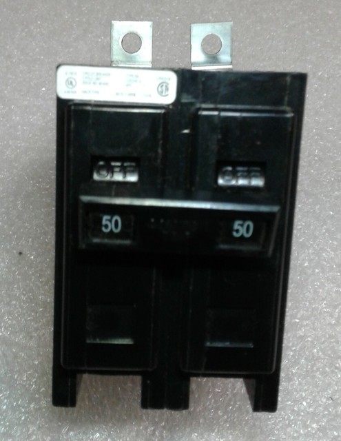 Cutler-Hammer BAB2050 2-Pole 50A 240V Circuit Breaker for sale online ...