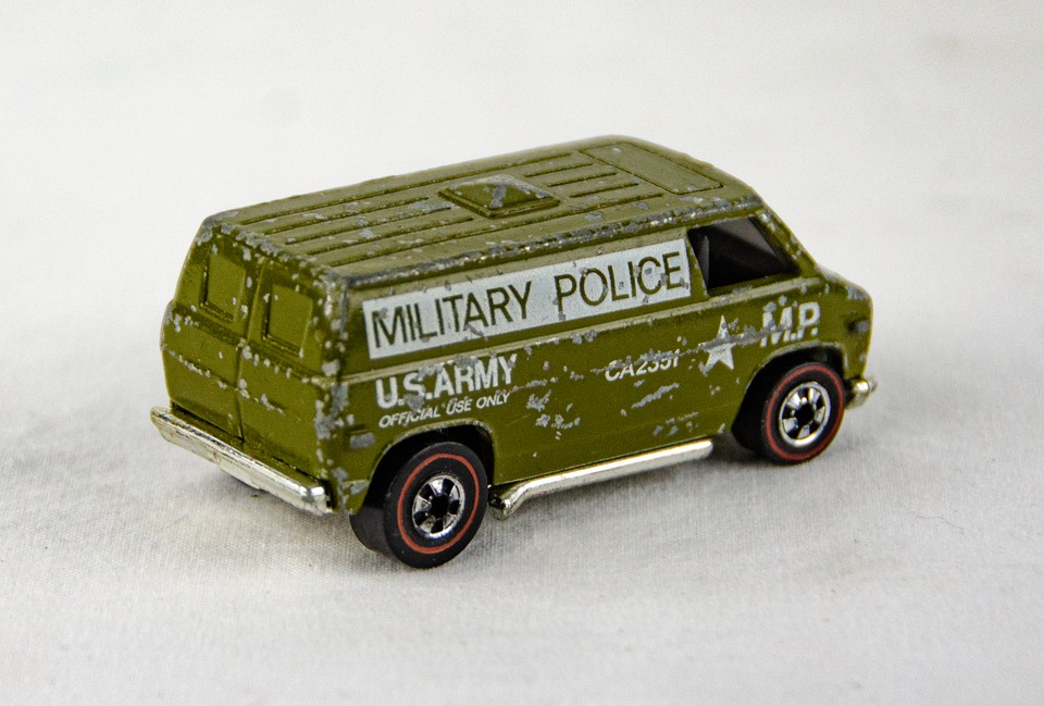 1974 Hot Wheels Mattel Redline Military Police US Army Green 1:64 ...