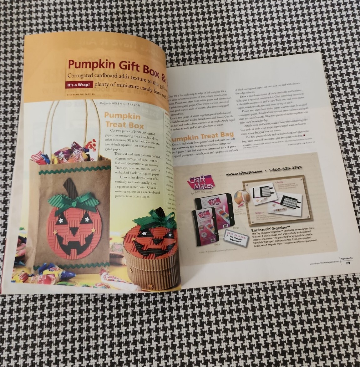 Paper Works Magazine Lot Of 3 Back Issues Fall Halloween | eBay