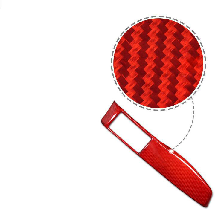 RED CARBON DASH RADIO Panel Trim Cover Fit For Toyota GT86 SCION FR-S ...