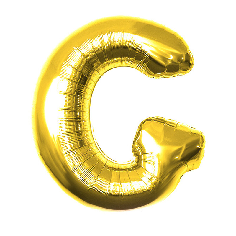 16" 40" Inch Gold Number Alphabet A-Z Letters Balloons Birthday Baby ...