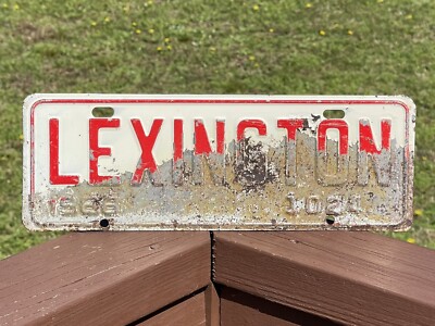 Lexington North Carolina License Plate 1968 #1024 NC City Plate | eBay