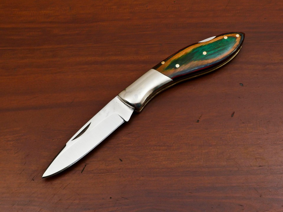 Rody Stan HAND MADE D2 STEEL BLADE POCKET FOLDING KNIFE - BACK LOCK ...