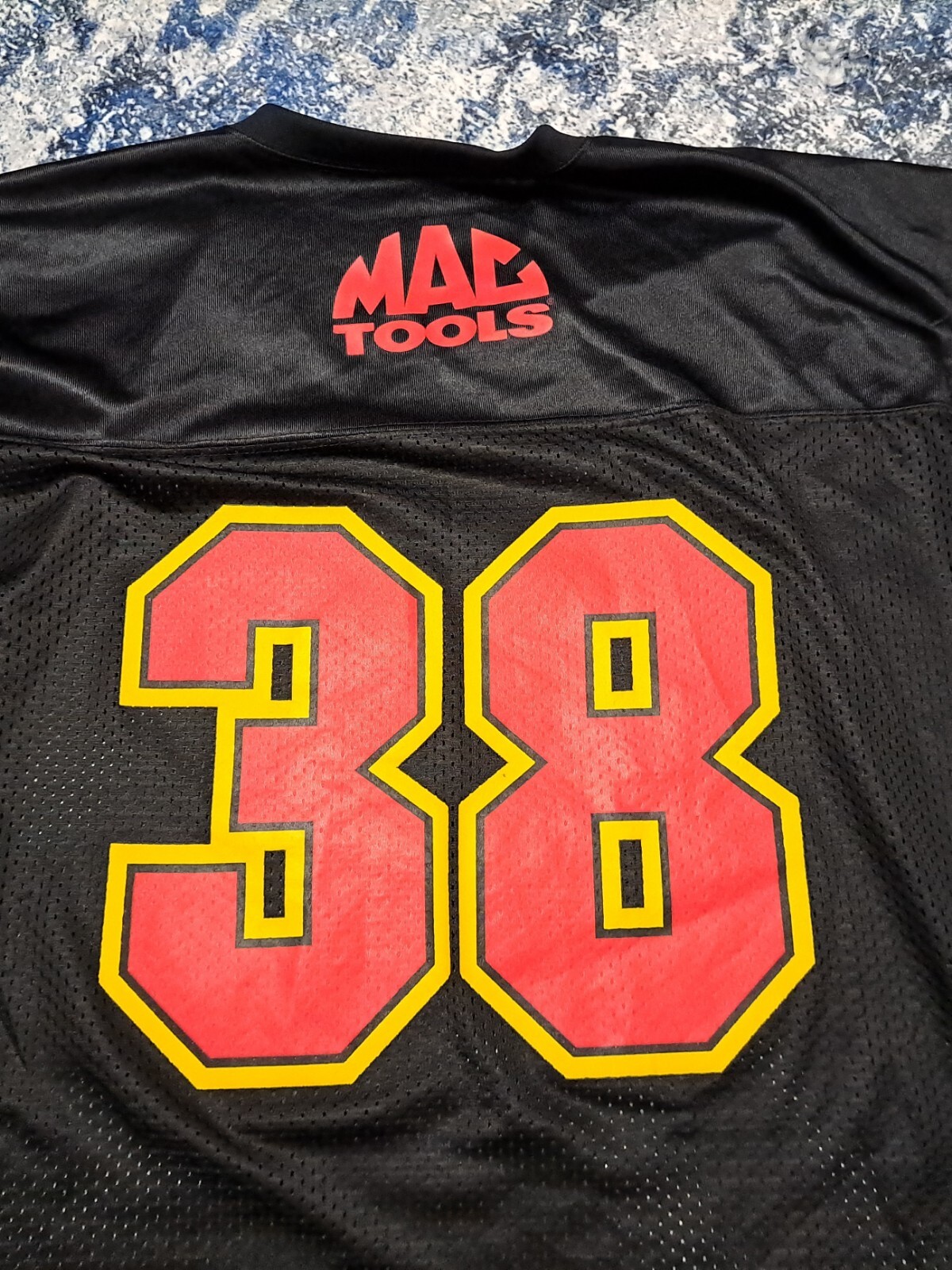 Mac Tools shirt Mens 2xl Black Football Mechanic Jersey | eBay