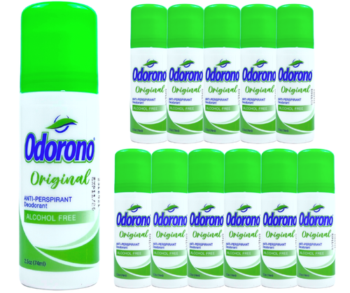 ODORONO ORIGINAL • Roll-On Anti-Perspirant & Deodorant 2.5oz 12-Pack | eBay