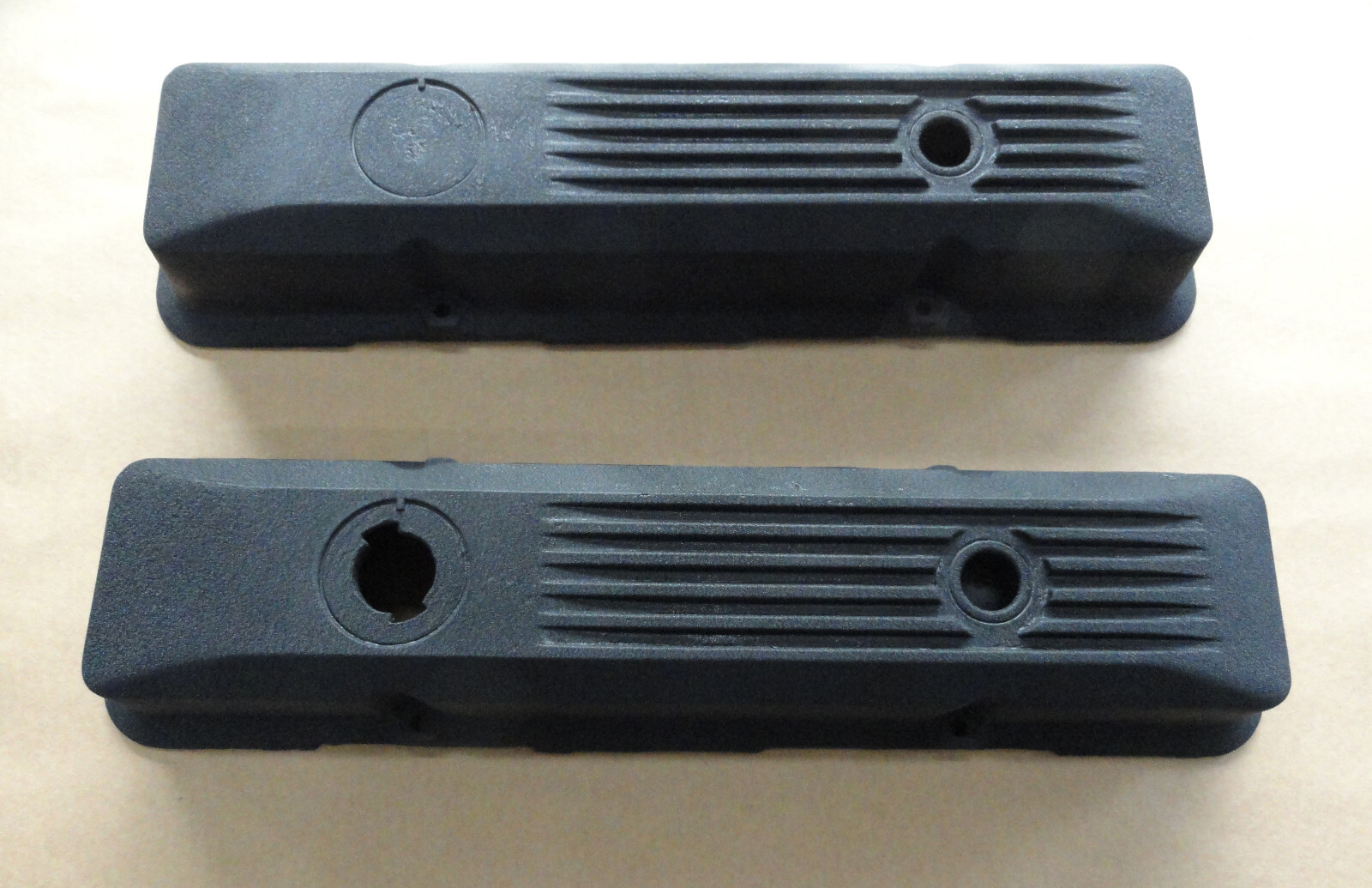 85-86 Corvette Magnesium Rocker Arm Valve Covers RH LH BLACK 05875 | eBay