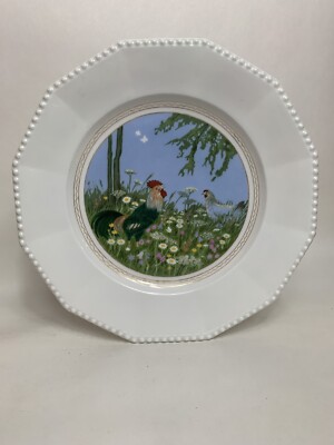 Antique Nymphenburg Porcelain Rudolf Sieck Gockel Rooster Hand Painted ...