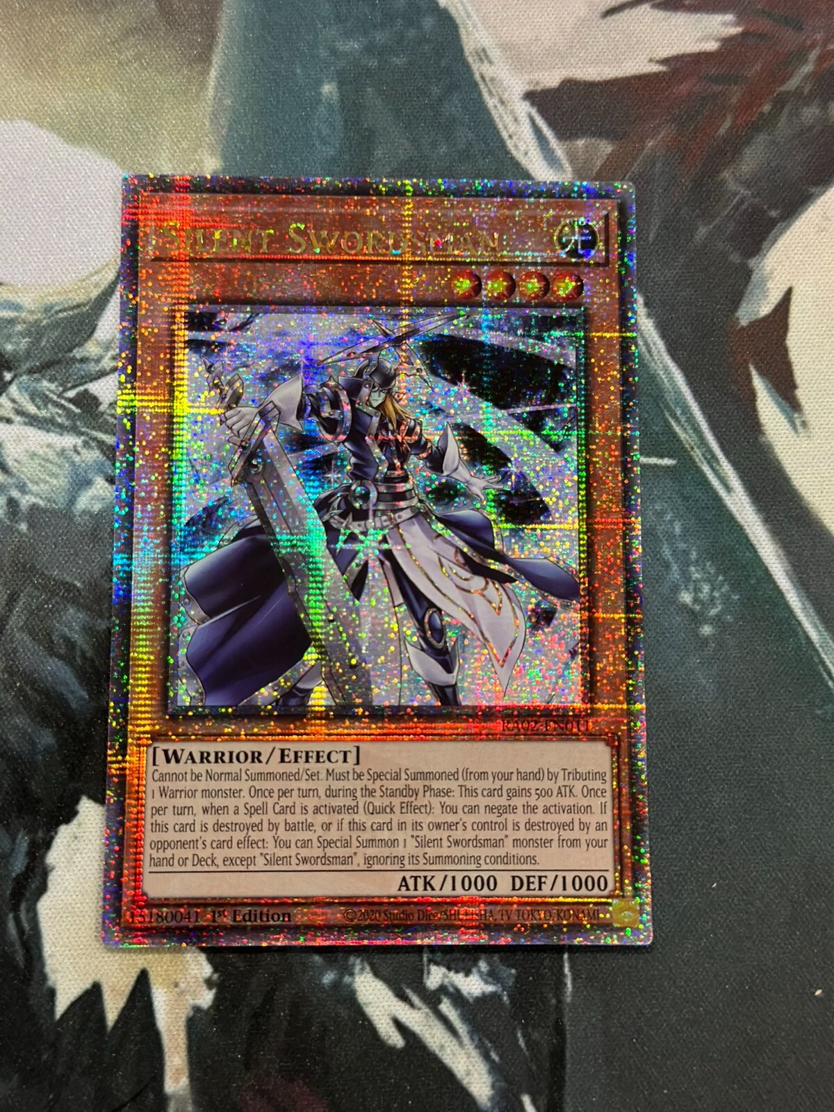 Yugioh Silent Swordsman Quarter Century Secret Rare RA02 | eBay