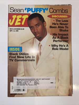 Jet Magazine September 13 1999 Vol 96 #15 Sean 'Puffy' Combs He's a ...