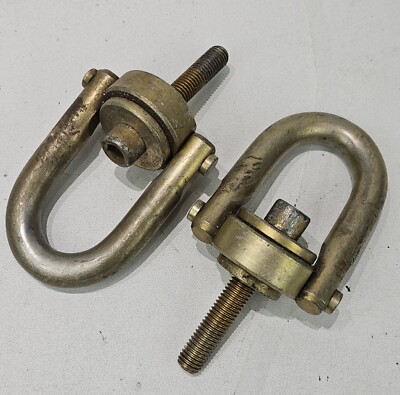 New Pair Jergens 2500lb Pivoting/Swivel Anchor, 9/16-12, Lifting ...