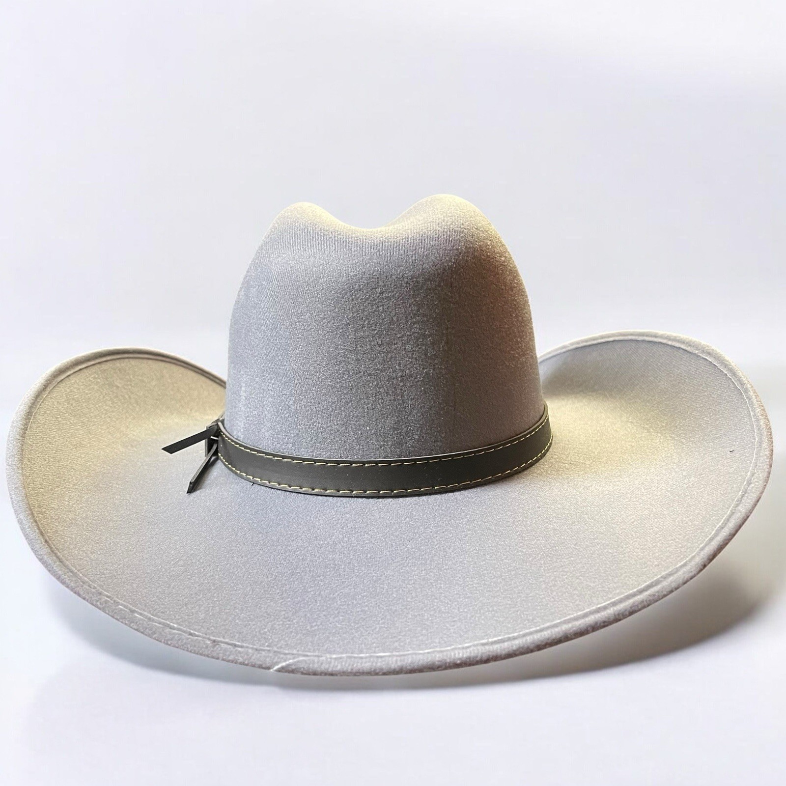 Gray Felt Cowboy Hat. Men’s Western Ranch Style Hat. Sombrero Vaquero ...