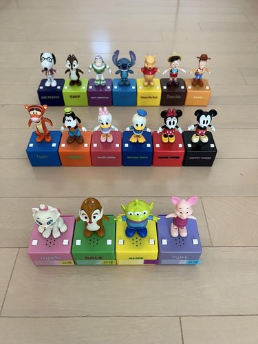 Disney Pop'n Step Toy Figure Mickey Minnie Donald Pooh 17 pcs rare from ...