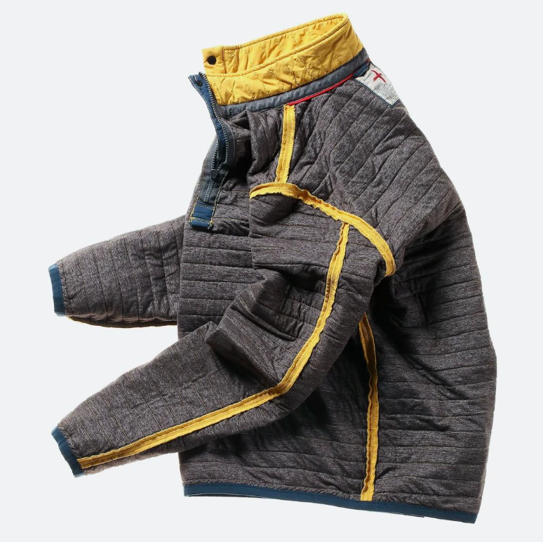 NWT Relwen Medium Yellow Maize Windzip Popover Huckberry Michigan ...